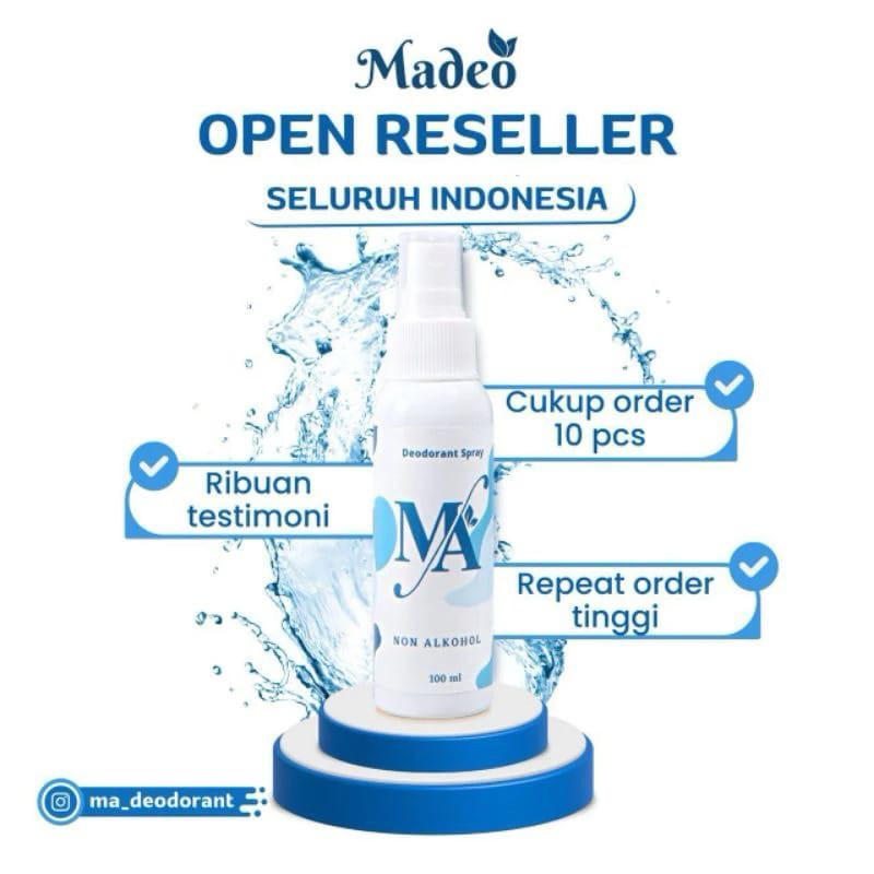 Jual Madeo / MA DEODORANT SPRAY PENGHILANG BAU BADANAMPUH ORIGINAL ...
