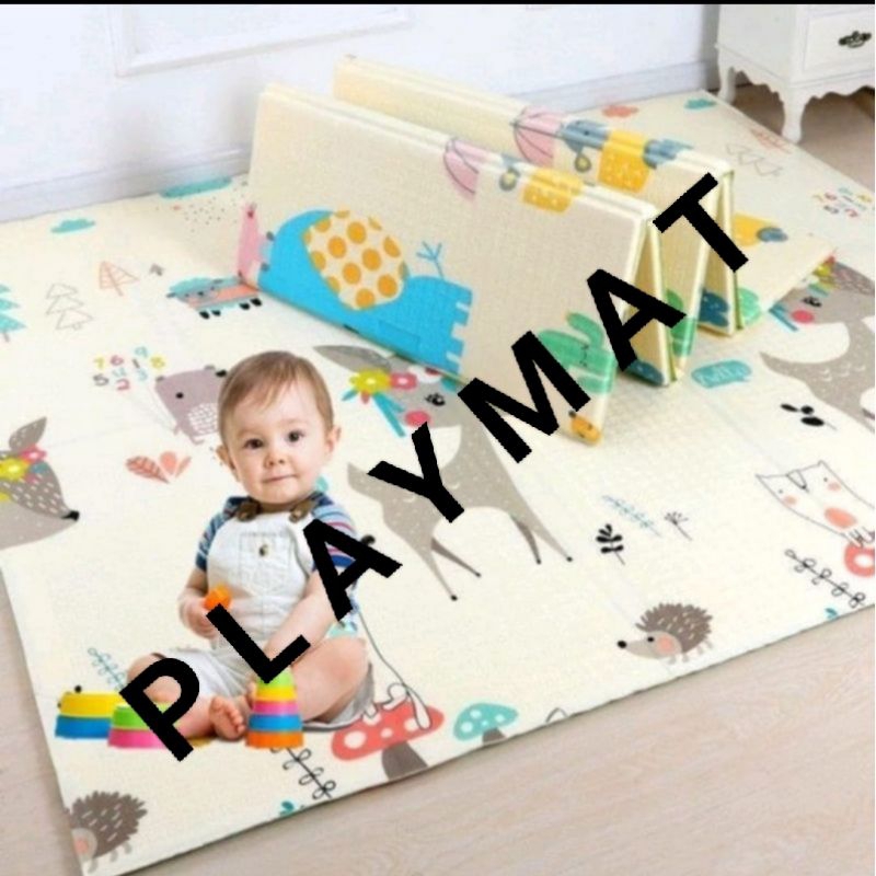 Jual YAKIMURA PLAYMAT 180x200 Jumbo Tebal 6MM Playmat Bayi Karpet Lipat ...