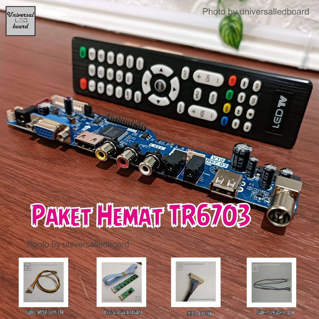 Jual Universal LCD / LED board paket hemat murah / mainboard universal ...