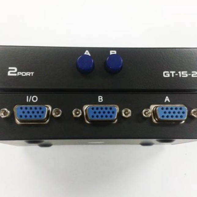 Jual VGA SWITCH 2 PORT SWITCHER VGA 2 INPUT 1 OUTPUT | Shopee Indonesia