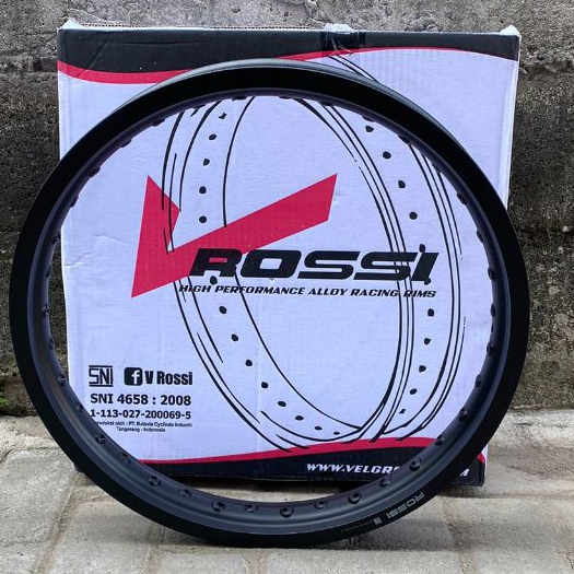 Jual PELEG VELG PELG UKURAN 185-18 ORIGINAL PRODUK ROSSI WARNA BLACK ...