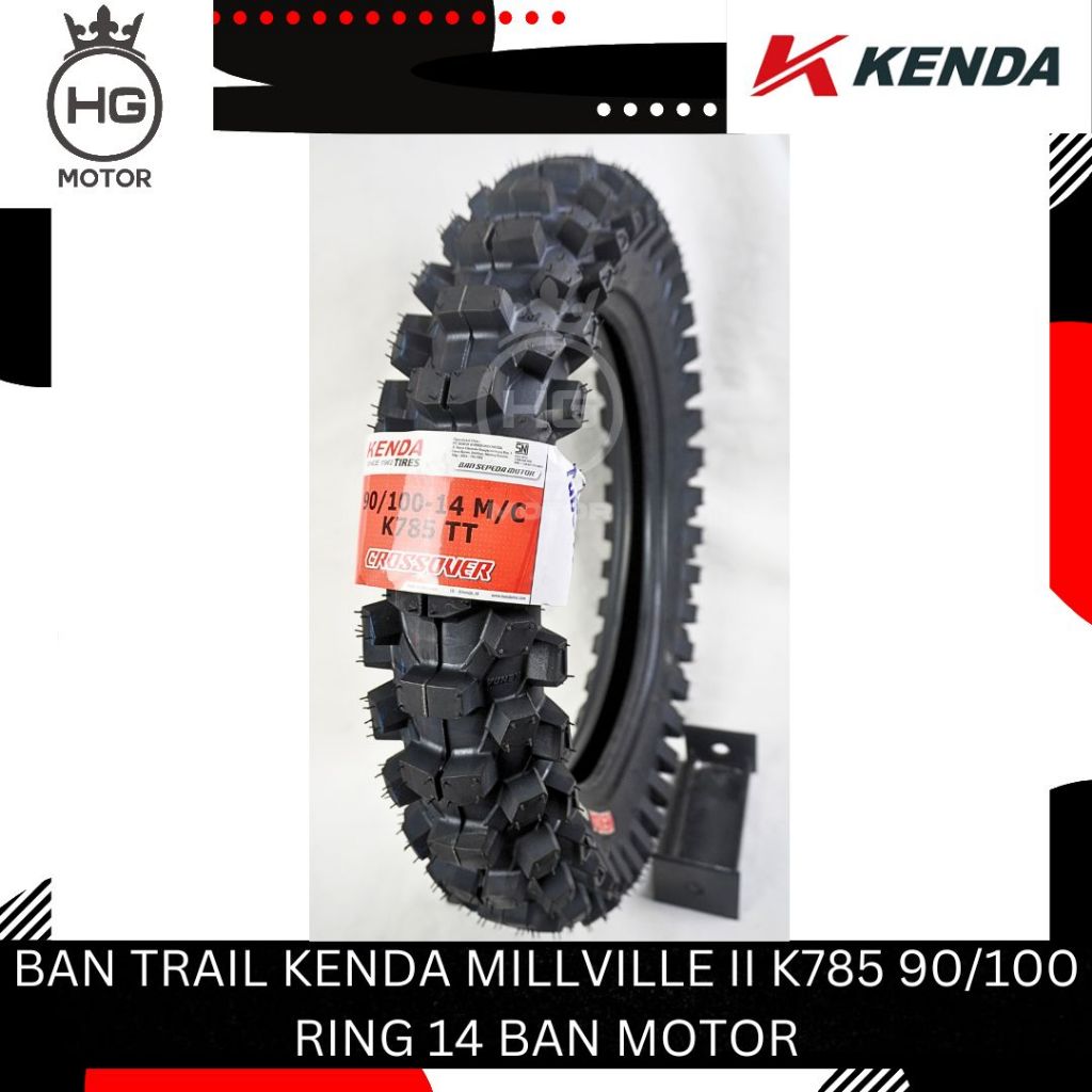 Jual BAN TRAIL KENDA MILLVILLE II K785 90/100 RING 14 BAN MOTOR ...