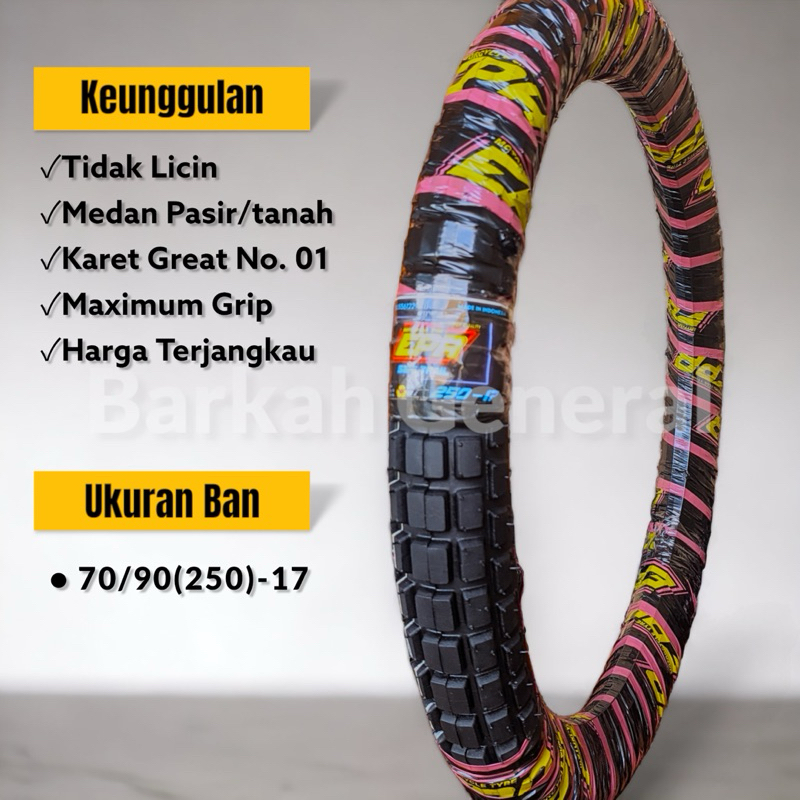 Jual Ban Motor Bebek Trail Supra Smash Jupiter Vega satria Revo Ukuran ...