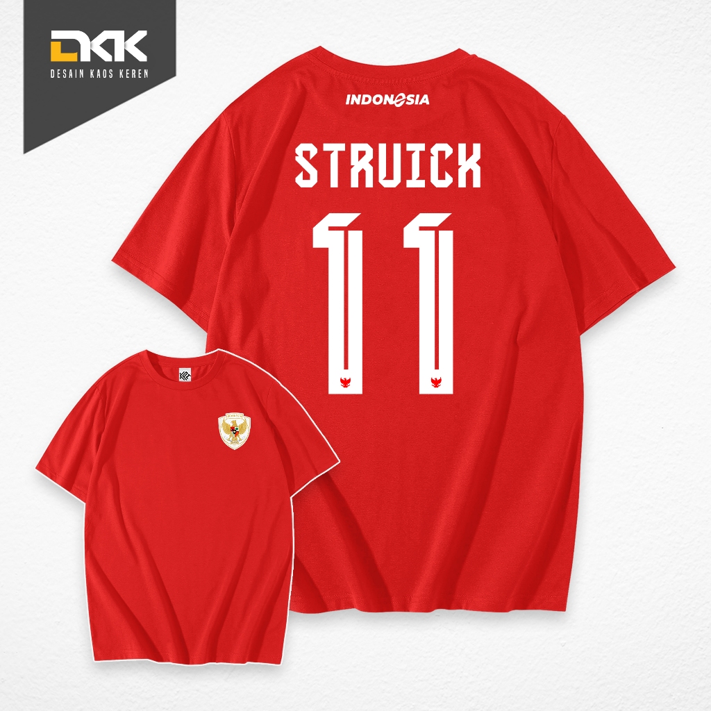 Jual Desain Kaos Keren - Kaos Timnas Indonesia Rafael Struick | Shopee ...