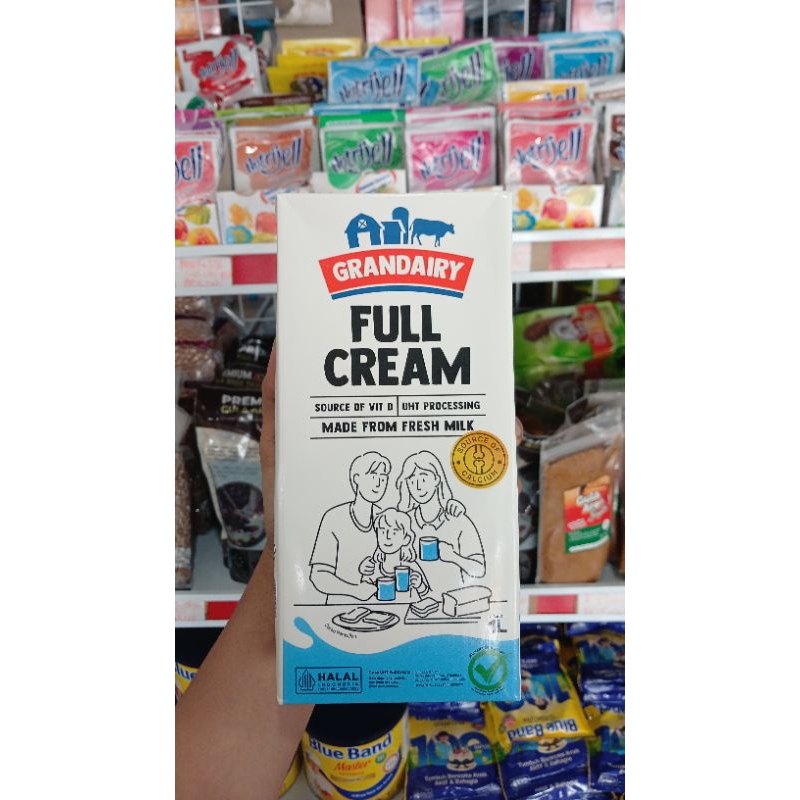 Jual Grand Dairy Full Cream 1 Liter | Shopee Indonesia