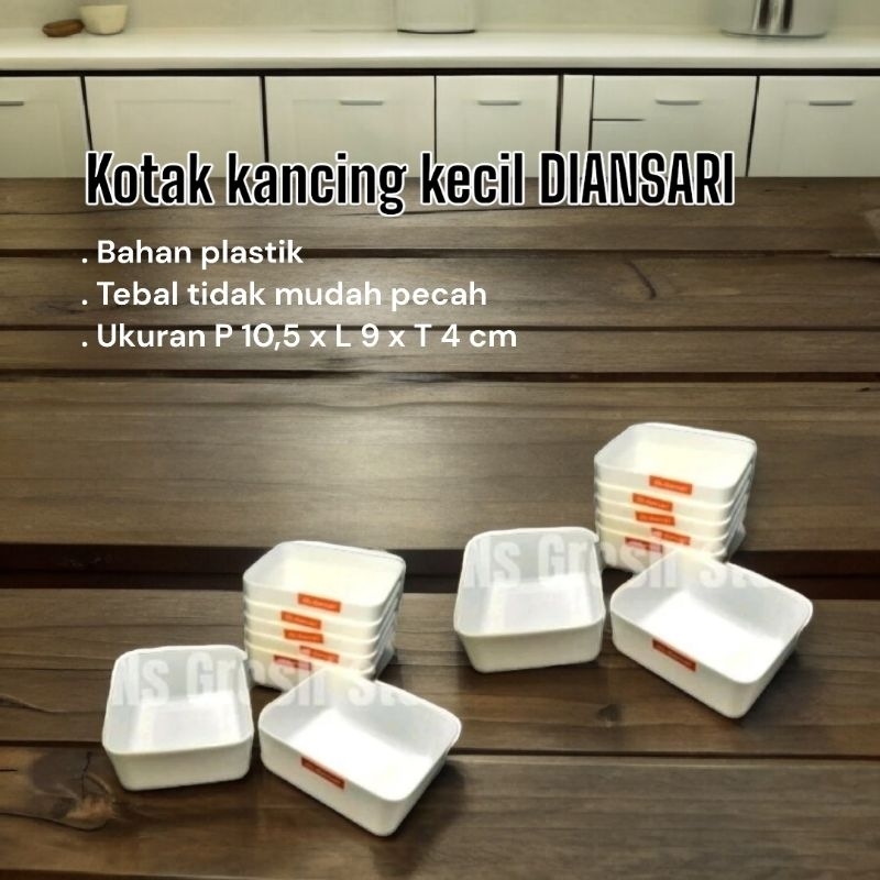 Jual kotak kancing diansari kecil ukuran 10,5 × 9 × 4 cm kotak baut mur ...