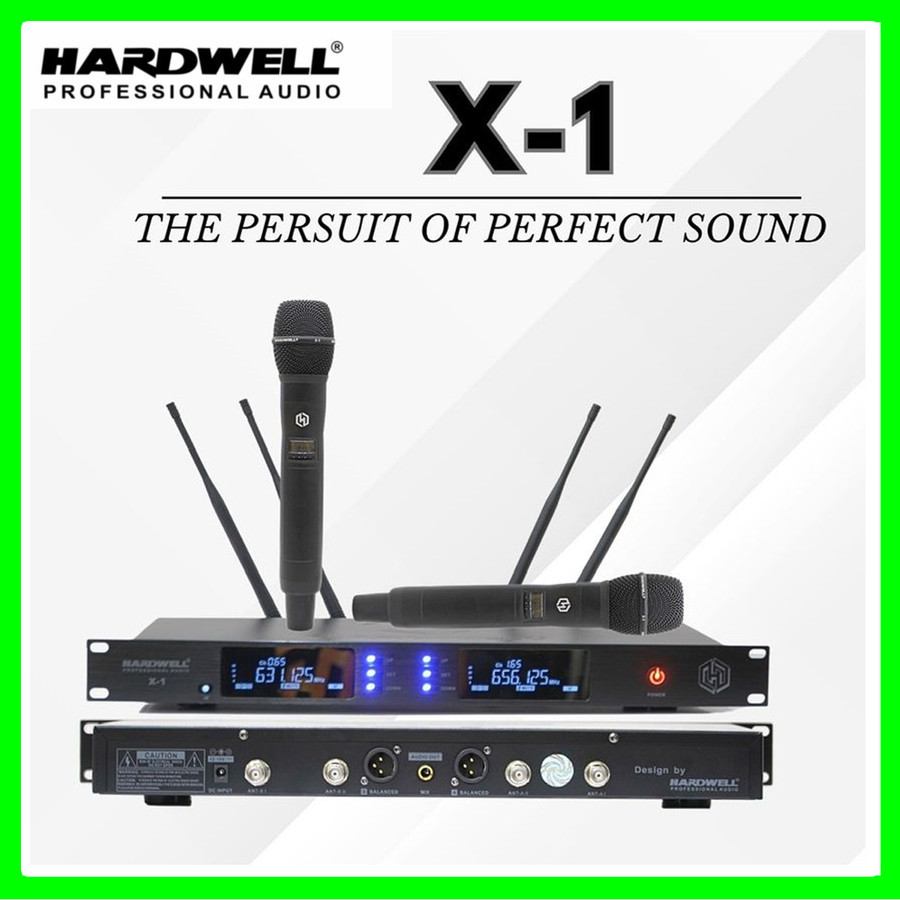 Jual Wireless Microphone Dual handheld Hardwell X1 / X-1 Original ...
