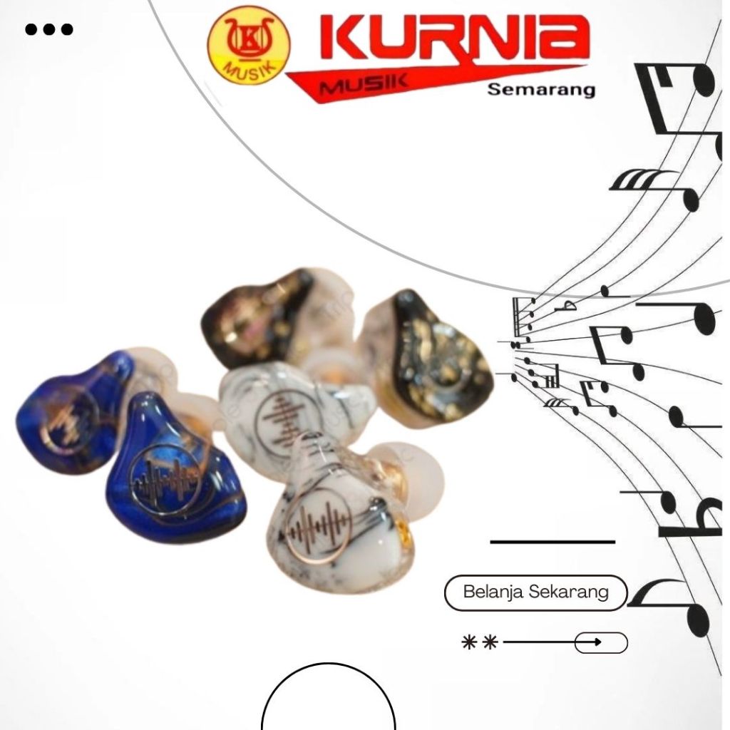 Jual Wave IEM Wave 3HU BASS edition in ear monitor | Shopee Indonesia