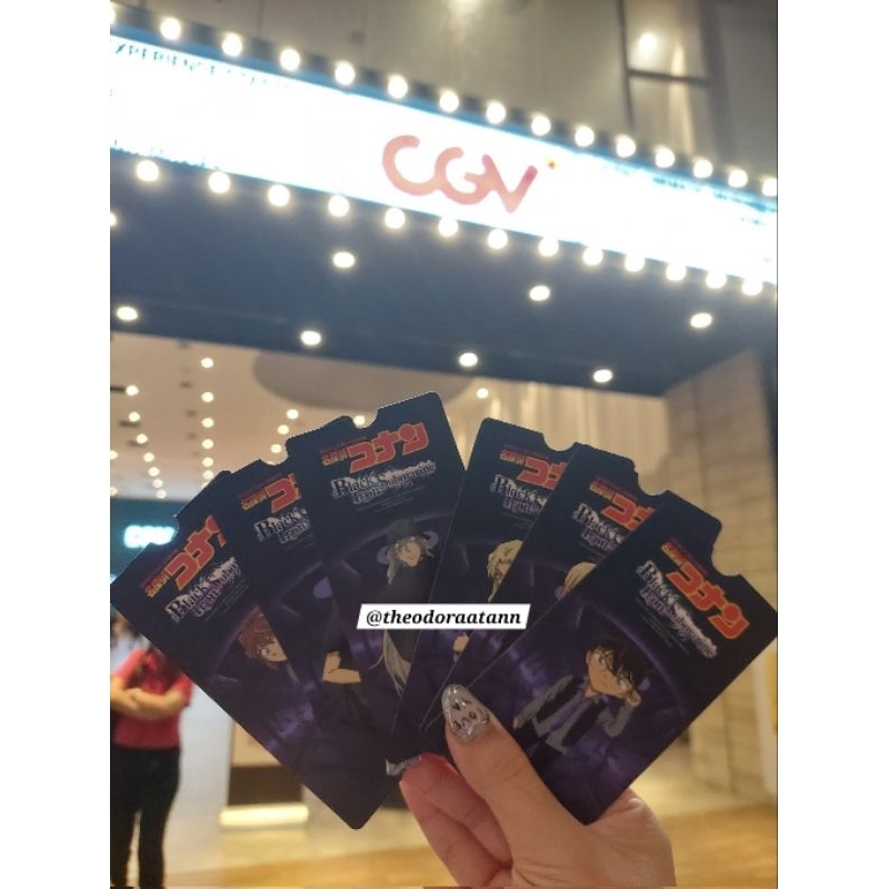 Jual [READY] Collectible Ticket CGV Detective Conan: Black Iron ...
