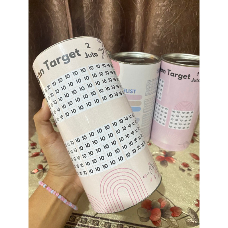 Jual Celengan / Tabungan Target (Medium) | Shopee Indonesia