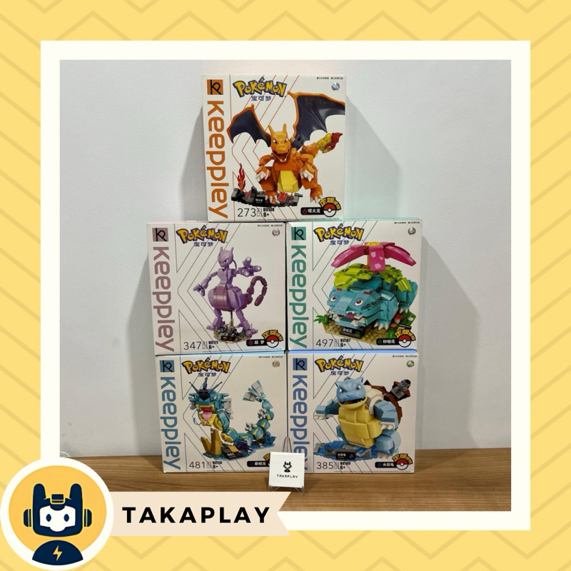 Jual Mainan Keeppley Bricks Pokemon Charizard Venusaur Blastoise Mewtwo ...