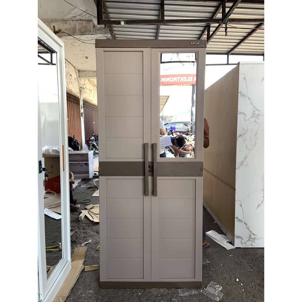 Jual LEMARI PLASTIK 2 PINTU ARISA | Shopee Indonesia
