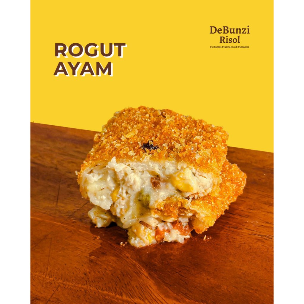 Jual FROZEN RISOLES - ROGUT AYAM ISI 5 | DEBUNZI RISOL | Shopee Indonesia
