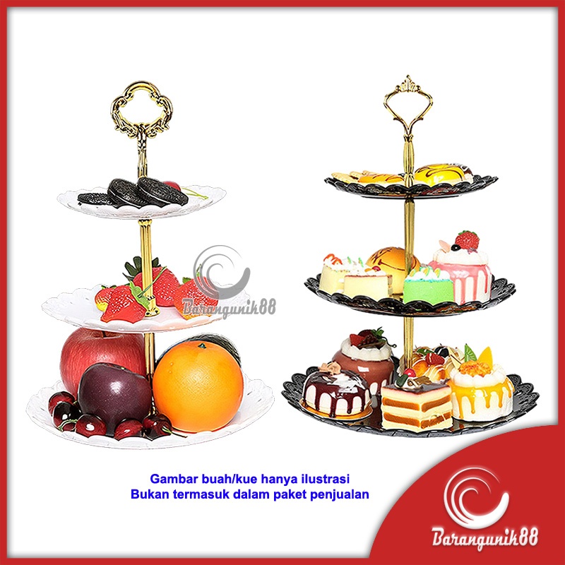 Jual Rak Kue Susun 3 Tingkat Detachable Cake Stand Display | Shopee ...