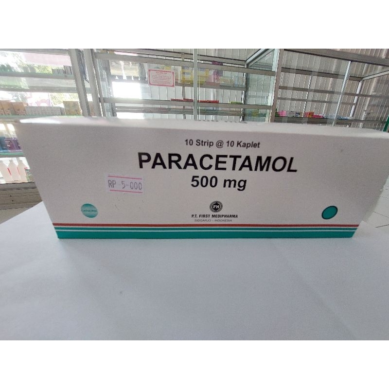 Jual PARASETAMOL TABLET 1 BOX | Shopee Indonesia