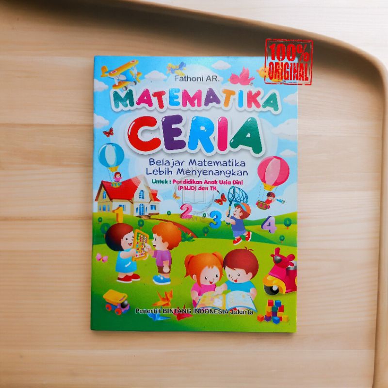 Jual Buku Matematika Ceria Belajar Matematika Lebih Menyenangkan Untuk Anak PAUD & TK (Full ...
