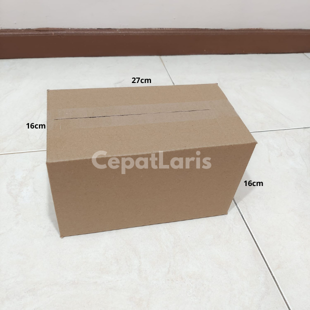 Jual CL Kardus Karton Ukuran 27x16x16 cm Box Corrugated Die Cut Dus ...