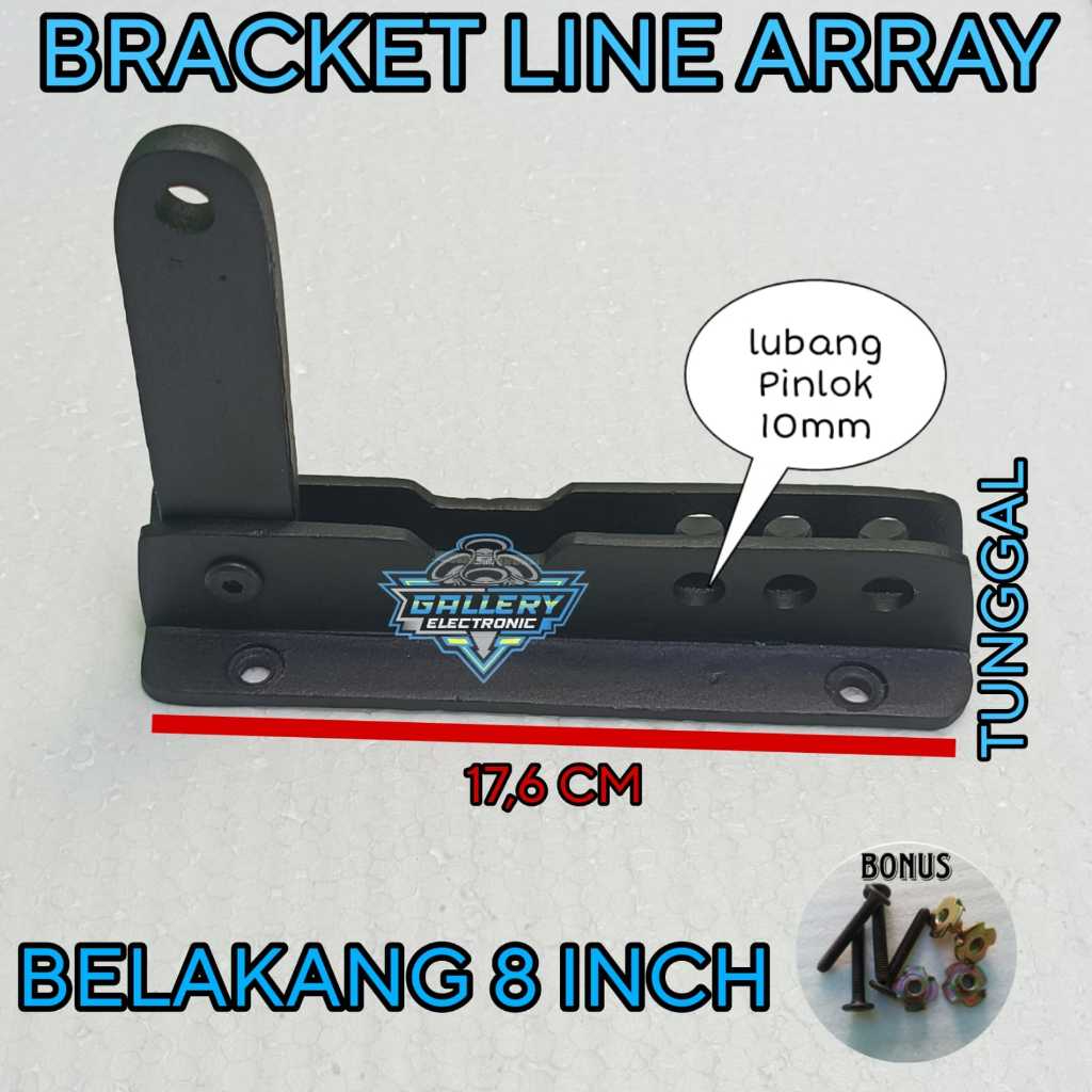 Jual Breket 8" Gantung / Bracket BOX LINE ARRAY 8 inch (BELAKANG) Bahan Diral | Shopee Indonesia