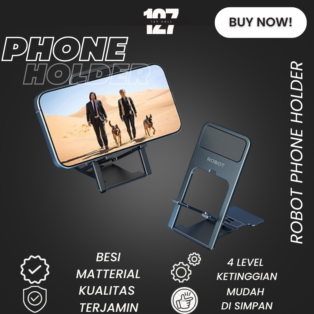 Jual Robot Phone holder Penyangga Penahan Handphone HP Ponsel ...