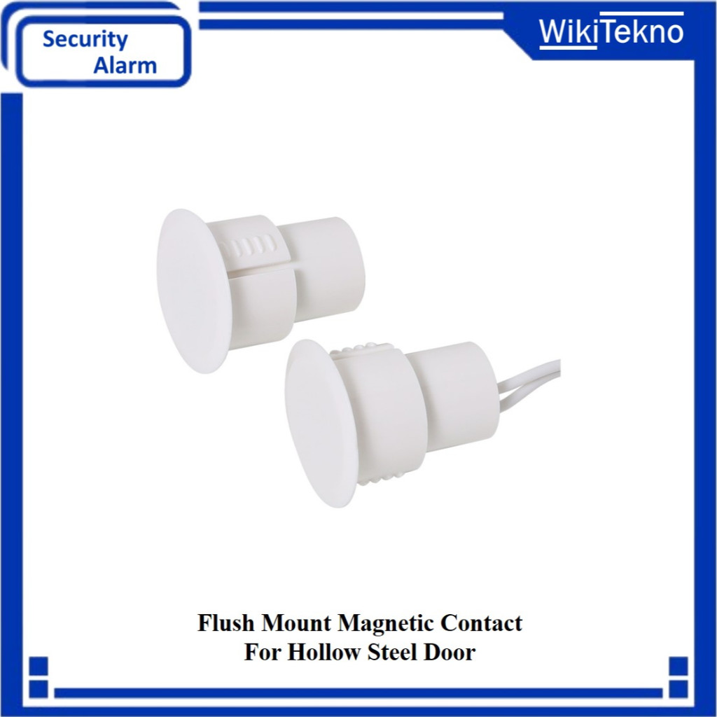Jual Magnetic Contact Reed Switch Door Sensor Alarm for Steel Door ...
