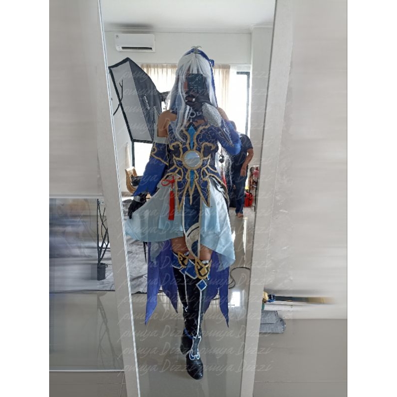 Jual Fullset Jingliu Jing Liu HSR honkai star rail cosplay wig kostum ...