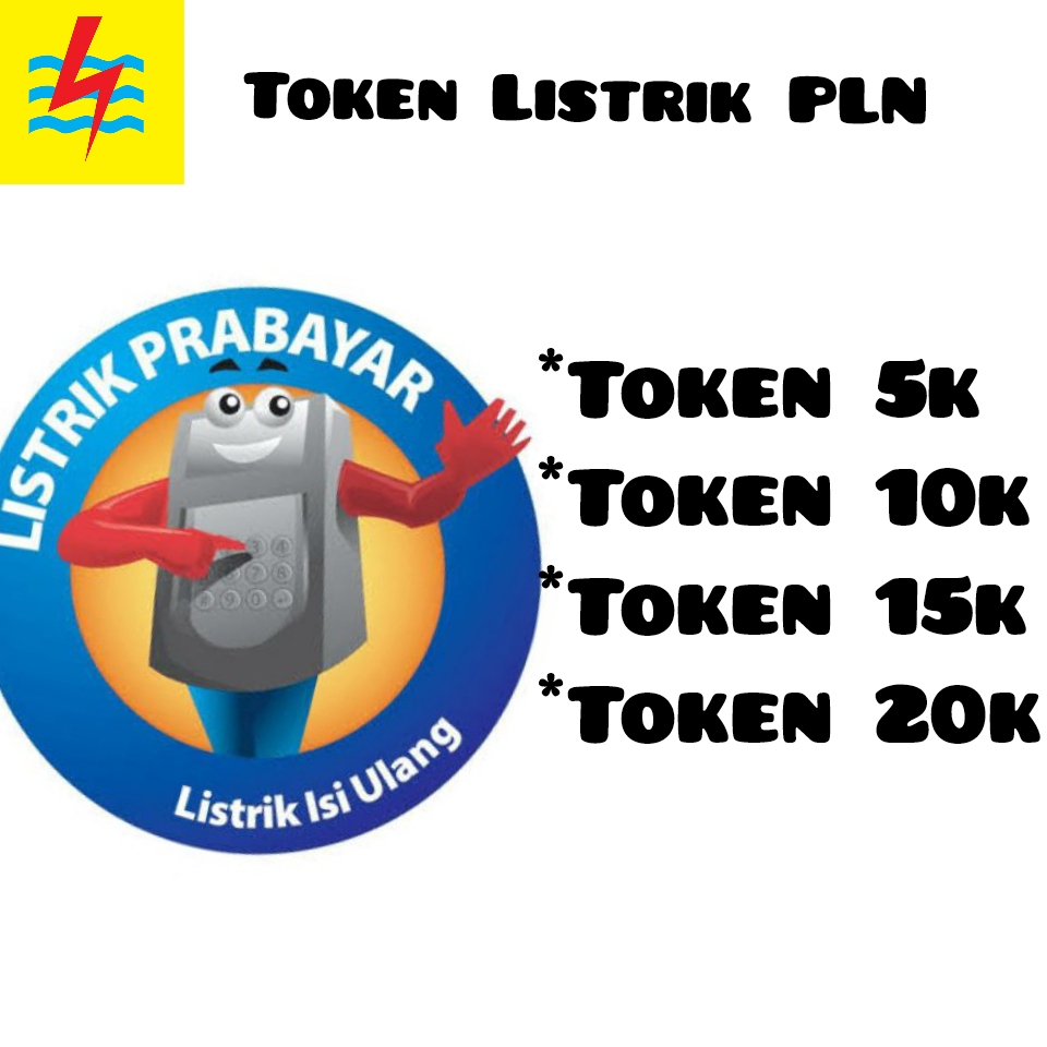 Jual Token Listrik PLN Mini Nominal kecil 5k 10k 15k 20k | Shopee Indonesia