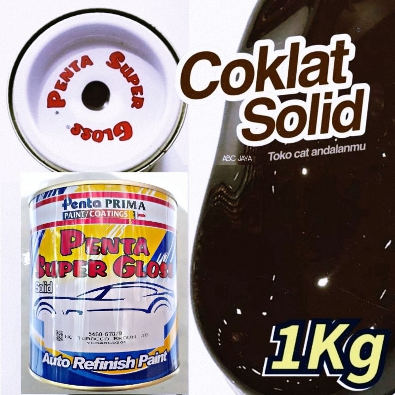 Jual Cat Penta Super Gloss 5460-6787D NC Tobacco Brown 1kg Tobako Bron Coklat Tua Gelap 1 Kilo ...