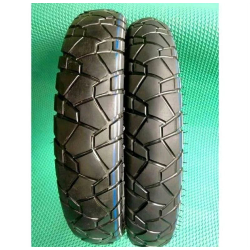 Jual Ban Kotak Kotak Semi Trail sepasang matic tubles 80/90 90/90 Ring ...