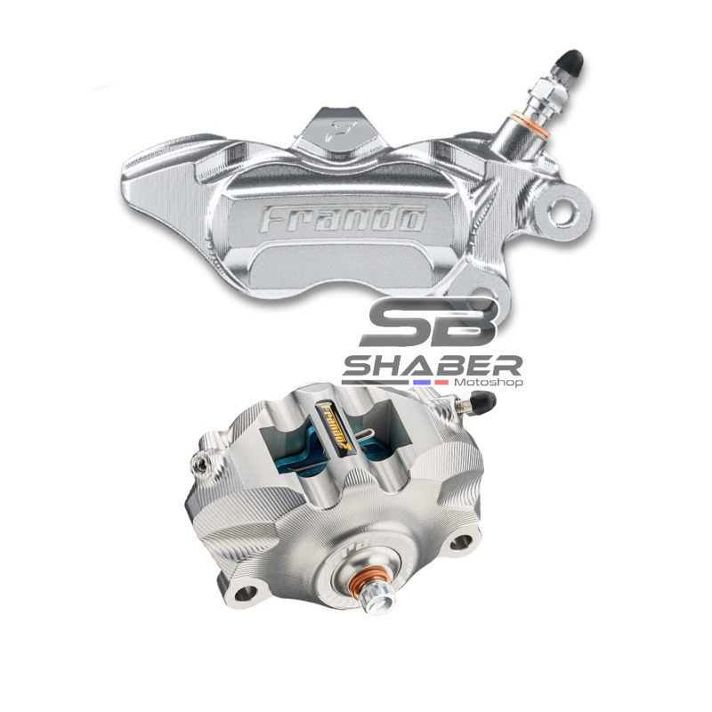 Jual Kaliper 4Piston Billet Frando 540GT 2Piston BIllet Monobloc Silver ...
