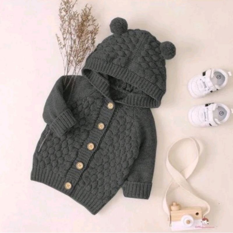 Jual Ceisya Baby - Jumpswet Rajut Bayi/Jaket Kodok Bayi/Jumper Rajut ...