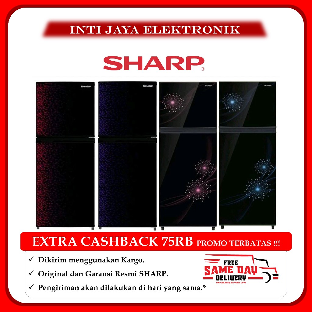 Jual KARGO - KULKAS SHARP 2 PINTU SJ195MD SJ197ND SJ237MG SJ317MG SJ ...