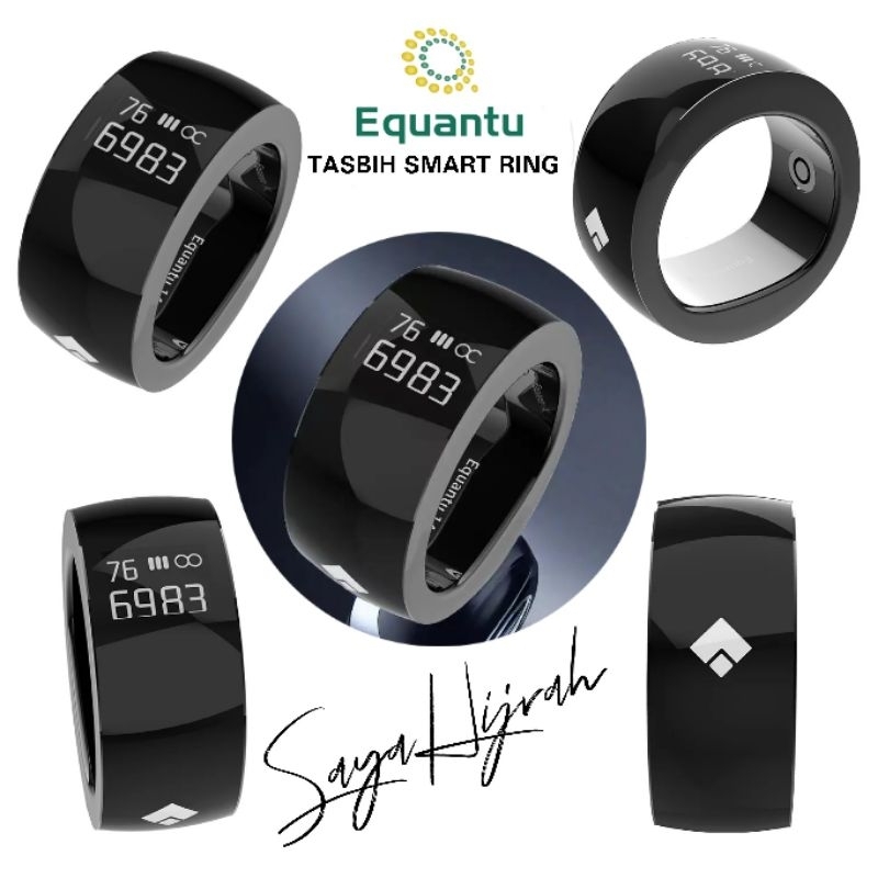 Jual Cincin Equantu Smart Tasbih Ring 10 Channel SQ668 Stainless Steel ...