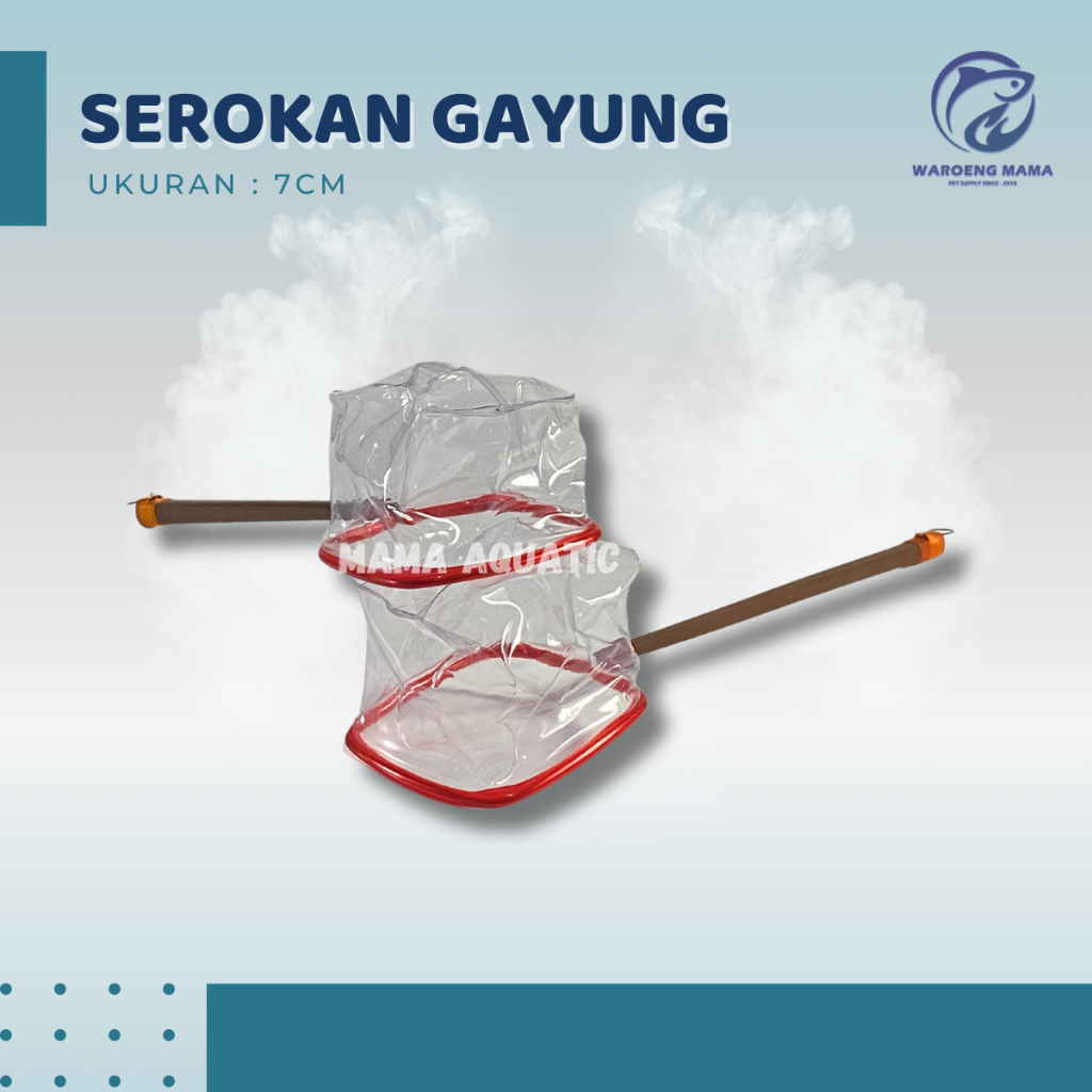 Jual Serokan gayung ukuran 7cm serokan gayung ikan cupang, guppy molly ...
