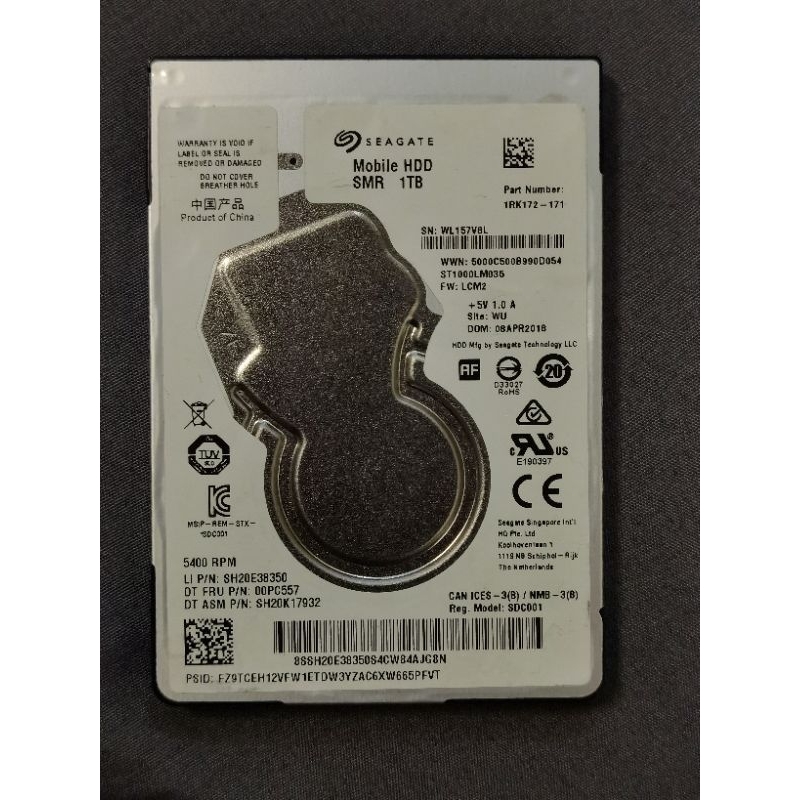 Jual HARDISK INTERNAL LAPTOP SEAGATE MOBILE 2.5" inch SATA 1tb 1 ...