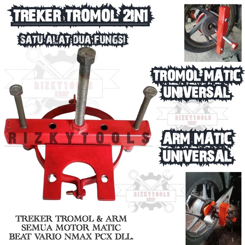 Jual Treker tromol matic 2 in 1 treker 2 fungsi treker arm matic ...