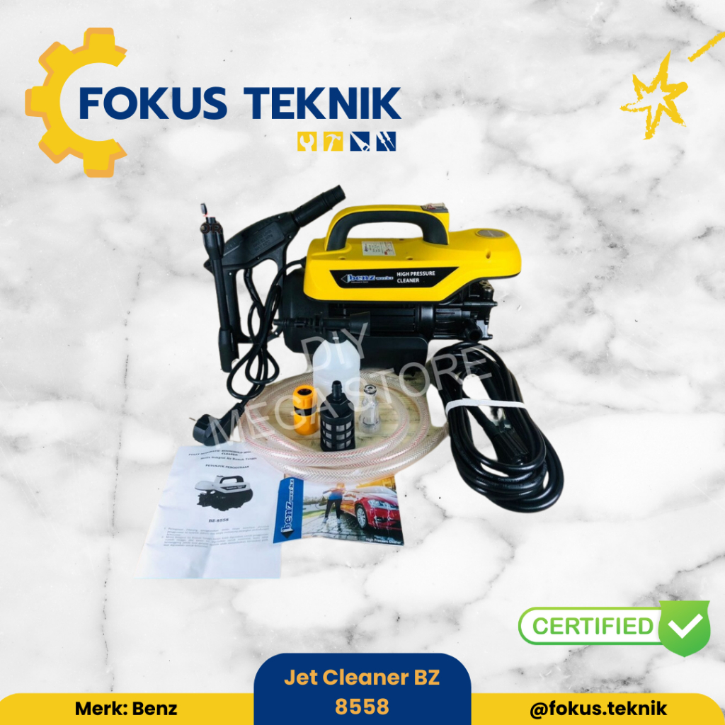 Jual BENZ BZ 8558 Mesin Steam Cuci Mobil Motor High Pressure Jet ...