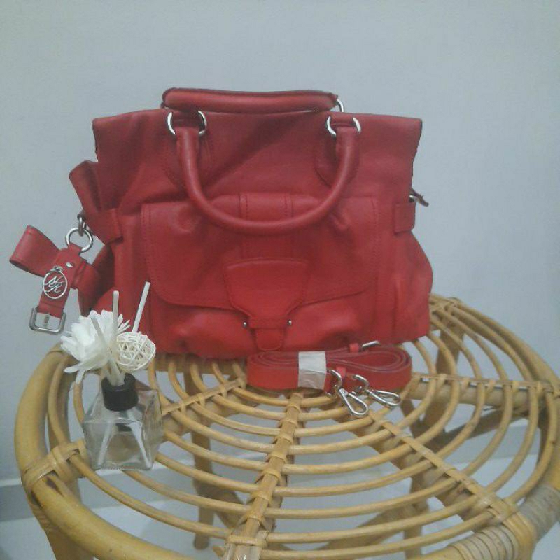 Jual tas kulit asli merk nina richi.original authentic | Shopee Indonesia