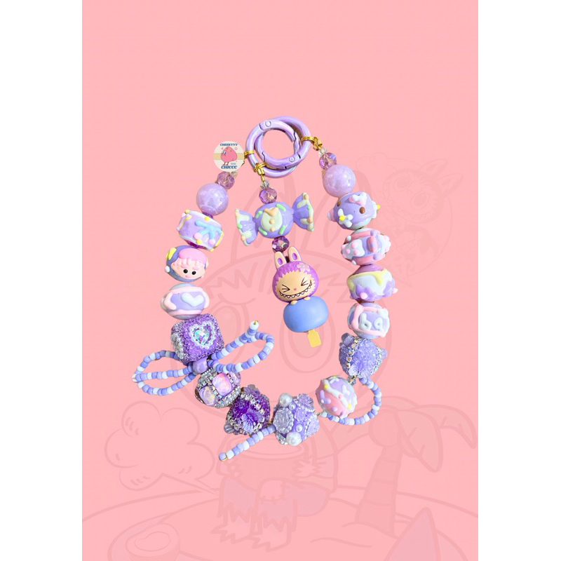 Jual labubu phonecharm phonestrap bagcharm popmart manik lukis painting ...