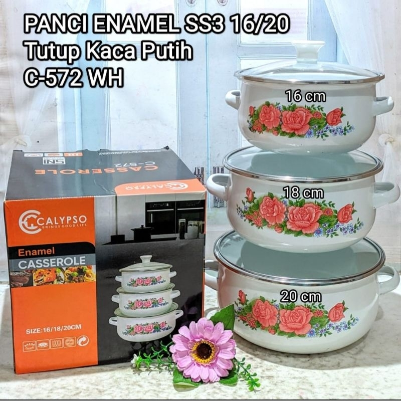 Jual PANCI BUNGA 3 SUSUN COOKWARE SET 6PCS | Shopee Indonesia