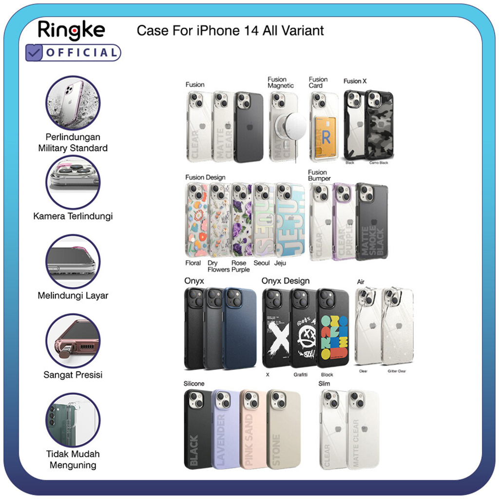 Jual Ringke iPhone 14 Casing Tipis Magsafe Anti Crack Tahan Banting ...