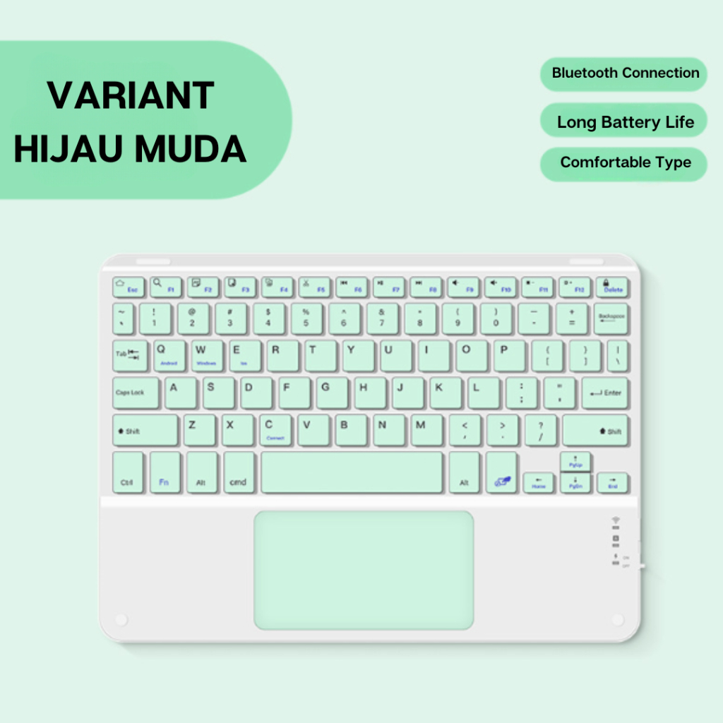 Jual Keyboard Bluetooth Hp Android Keyboard Wireless Mini Universal ...
