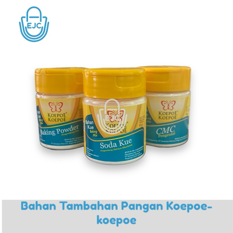 Jual Baking Powder Soda Kue Cmc Koepoe-koepoe Kupu-kupu Bahan Tambahan ...