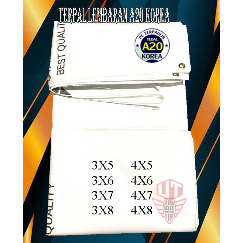 Jual Terpal A20 korea putih tebal 4x6 4x7 | Shopee Indonesia