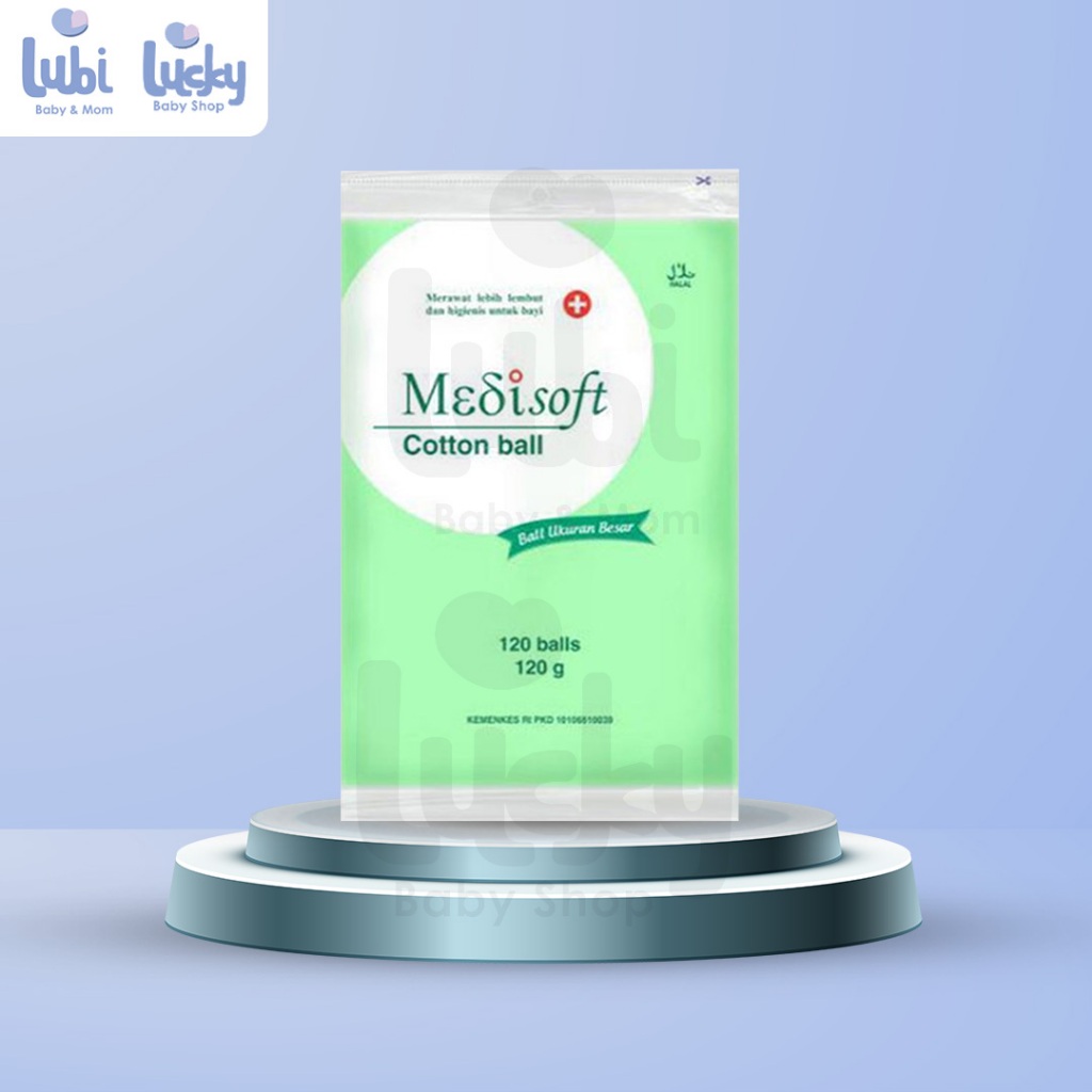 Jual MEDISOFT GREEN COTTON BALL BABY 120'S 120GR | Shopee Indonesia