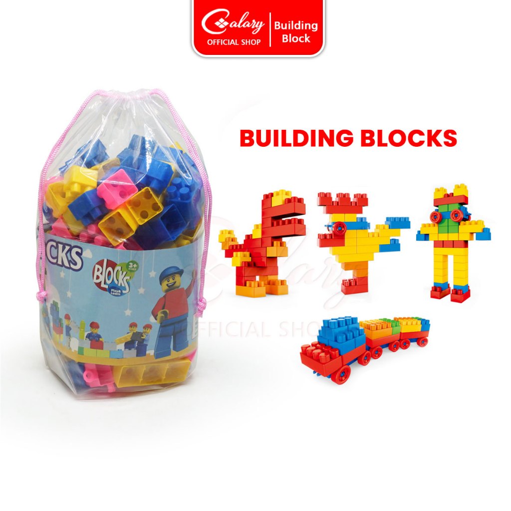 Jual SPEEDS Balok Susun 136pcs Brick DIY Mainan Edukasi Anak Building ...