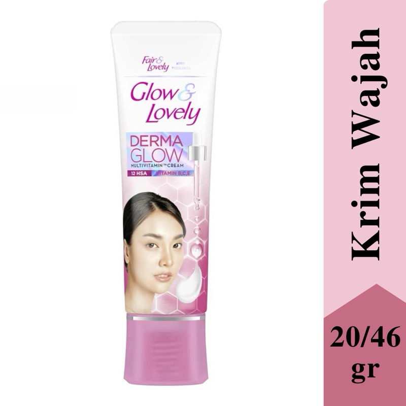 Jual Fair & Lovely Glow & Lovely Derma Glow Multivitamin Cream 20 46 gr ...