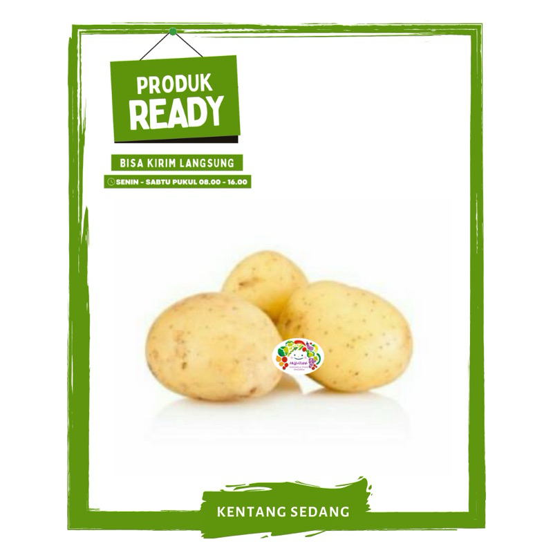 Jual Kentang Ukuran Sedang / Sayur Sayuran Segar Ready On Mallahrizwa ...