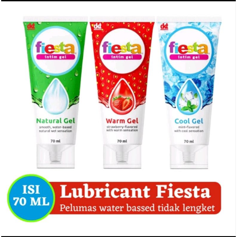 Jual KEMASAN TERBARUU..!!Fiesta lubricant Gel 70ml | Shopee Indonesia