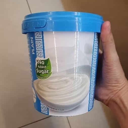 Jual Heavenly blush greek yogurt Plain No Added Sugar 1000gr | Shopee Indonesia