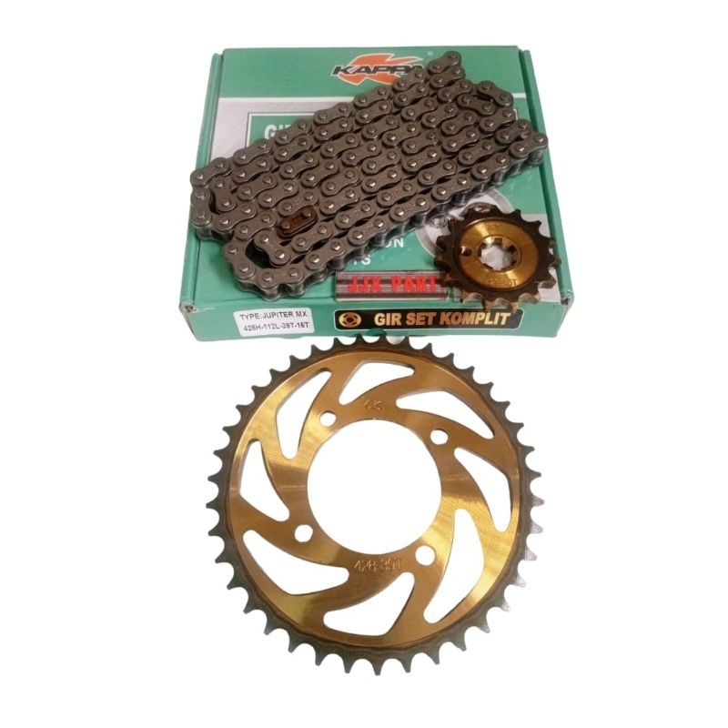 Jual KAPPA GEAR GIR PAKET JUPITER MX LAMA OLD 428-112 39T 15T BAJA ...